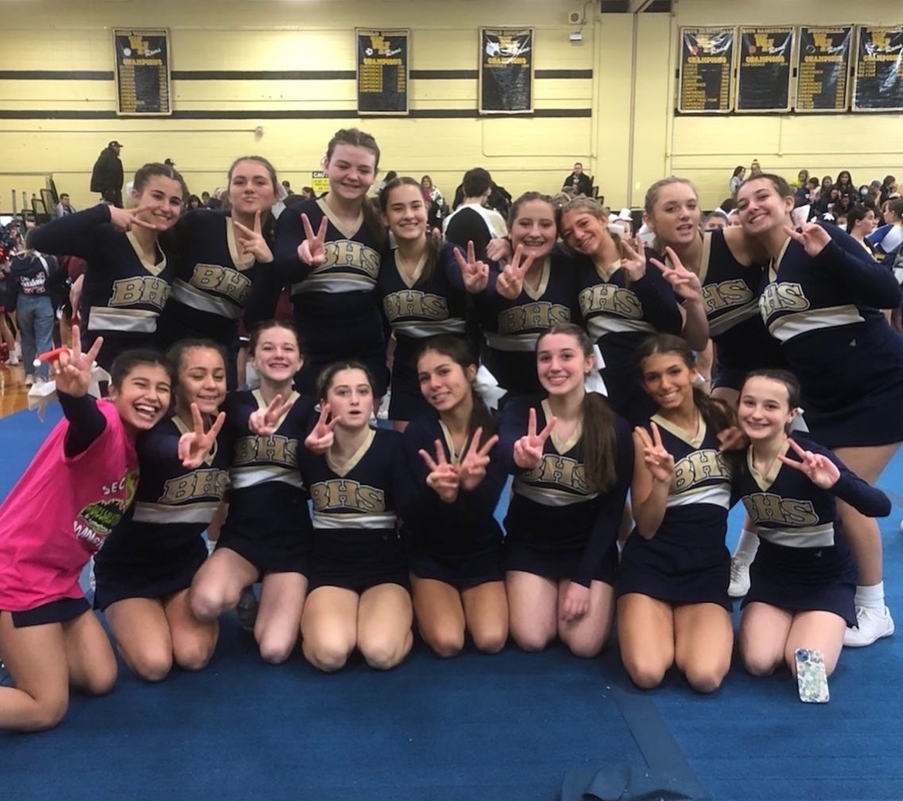Bethpage Cheer in Full Swing | Bethpage High School