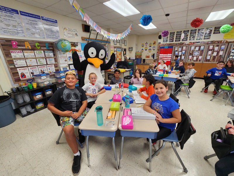 JiJi the Penguin Comes to Town | Kramer Lane Elementary School