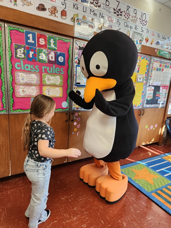 JiJi the Penguin Comes to Town | Kramer Lane Elementary School